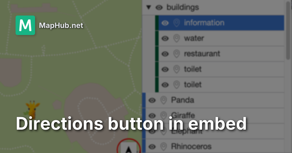 Directions button in embed