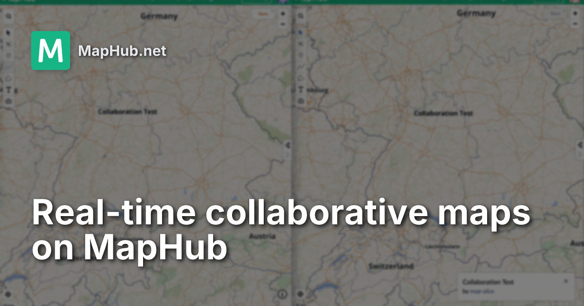 Real-time collaborative maps on MapHub