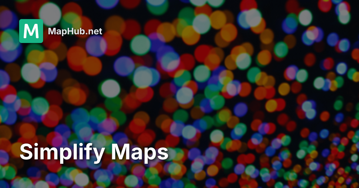Simplify Maps